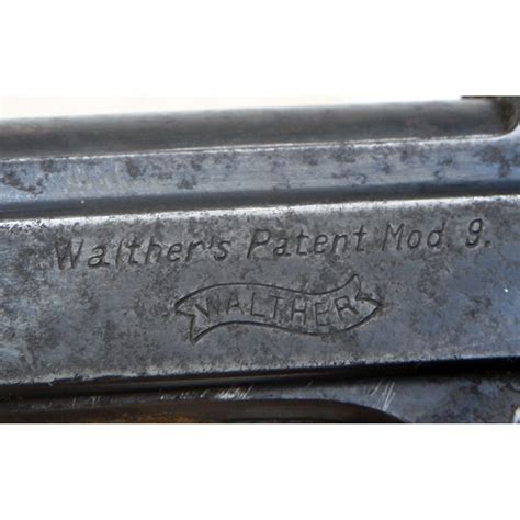 Deactivated Walther Model 9 Pistol