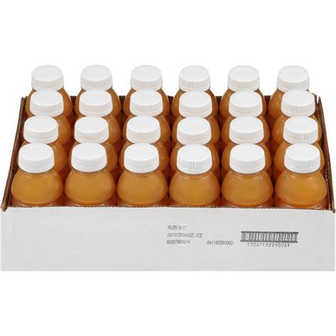 Ruby Kist Orange Juice 100 Single Serve 10 Fl Oz 24case Mpn 6002410rkgov Round Eye Supply
