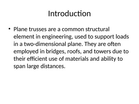 Planetrussanalysis Understanding Structural Analysis Ppt