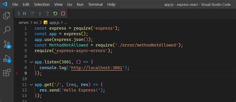 Express Vscode에서 디버깅하기