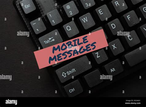 Handwriting Text Mobile Messages Business Overview The Act Of