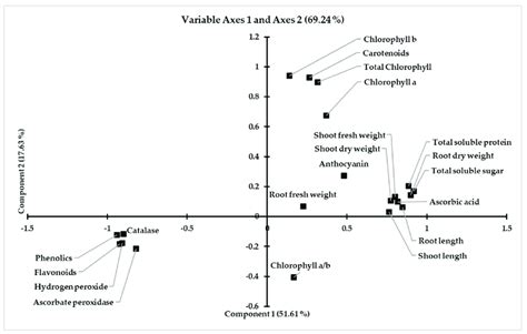 Component Plot In The Rotated Space By The Factor Analysis Of The