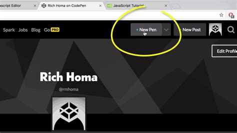 Intro To Codepen Pt1 Youtube