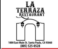 Menu For La Terraza In Santa Paula Ca Sirved
