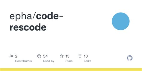 Github Epha Code Rescode