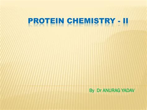 Protein Structure Levels Ppt