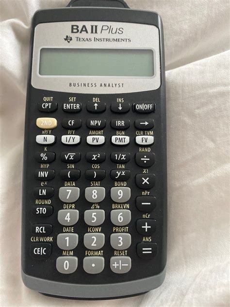 Texas Instruments BA II Plus Calculator Hobbies Toys Stationery