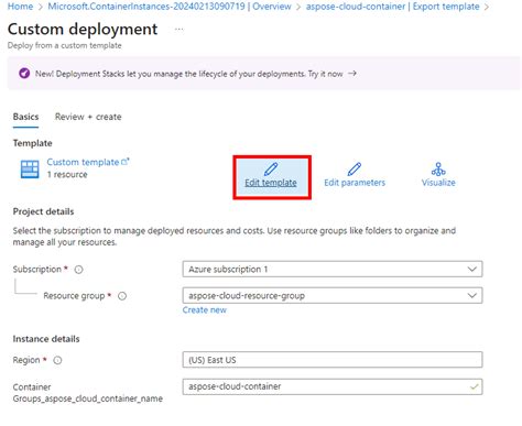how to deploy aspose words cloud container with azure aspose words cloud docs