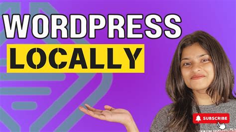 How To Install Wordpress Locally Wordpress Tutorial For Beginners Youtube