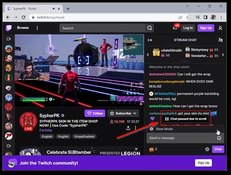 How To Freeze The Chat On Twitch Tab TV