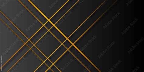 Trendy Simple Overlapping Gold Stripes Vector Vector Illustration