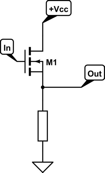 Transistors What Does Source Follower Mode Mean Electrical
