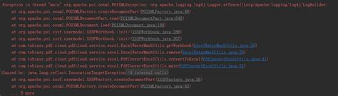 使用poi ooxml full jar包过程中出现的版本问题 孤独的拾荒者 博客园