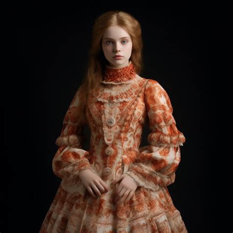 Образ русской красавицы сгенерированный нейросетью в 2024 г Этнические наряды Викторианские
