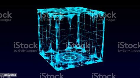 정보 저장 셀 점과 선이 있는 추상적인 배경 네트워크 연결 구조 빅 데이터 디지털 배경입니다 3d 렌더링 가리키기에 대한 스톡 사진 및 기타 이미지 Istock