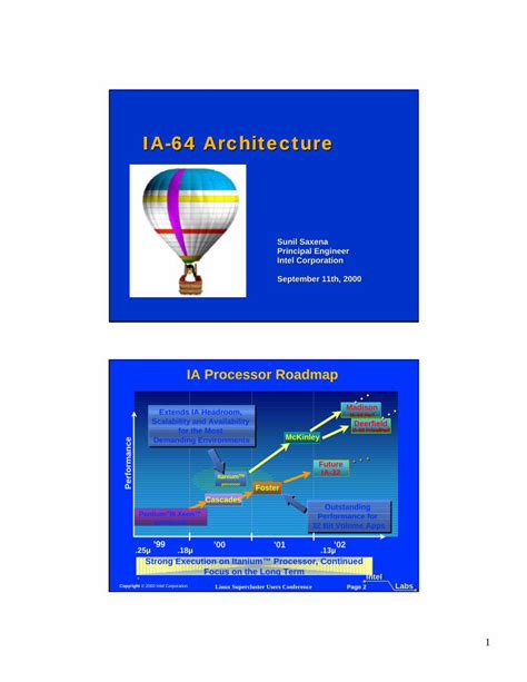 Pdf Ia 64 Architecture Linux Clusters · Pdf Fileitanium Micro