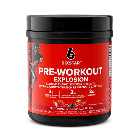 Pre Workout Explosion Six Star® Canada