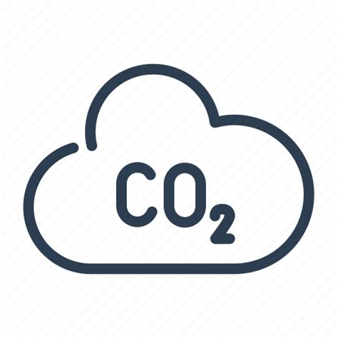 Air Carbone Dioxide Cloud Co2 Disaster Ecology Pollution Icon