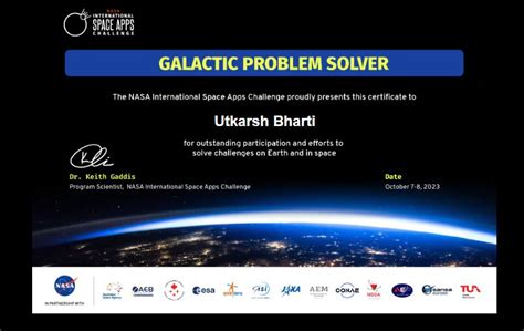 Utkarsh Bharti On Linkedin Nasa Spaceappschallenge Exoplanetexploration Innovation