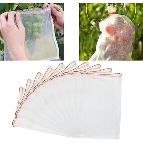 50 Pcs Fruit Protection Bag Mesh Bag Against Insects Plant Protection