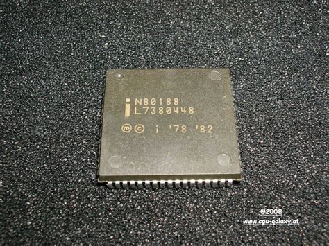 Cpu Galaxy At Vintage Chips Intel 80188 Section