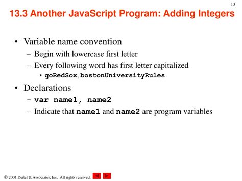 Ppt Chapter 13 Javascriptjscript Introduction To Scripting