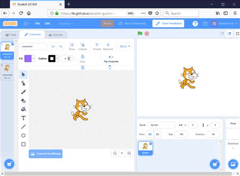 ui is not being responsive soon enough in costumes tab · issue 2125 · scratchfoundation scratch