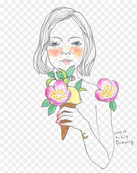 花朵女孩png图片素材下载图片编号10850369 Png素材网