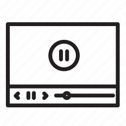 Media Music Pause Player Recording Song Video Icon Download On Iconfinder