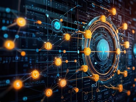 Advanced Computer Server Room In A Corporate Business Building Semiconductor Servers Cloud