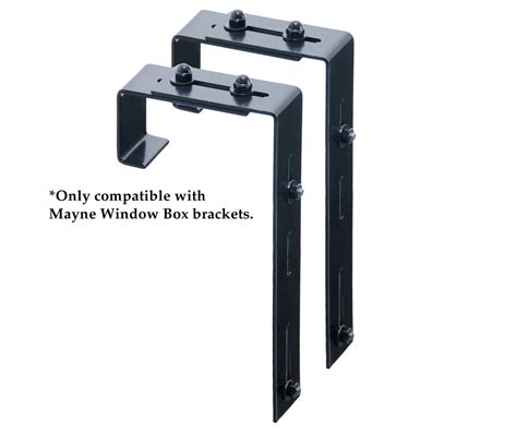 Black Adjustable Deck Rail Brackets 2 Pack Big Lots