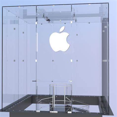 Max Iconic Glass Cylinder Entrance