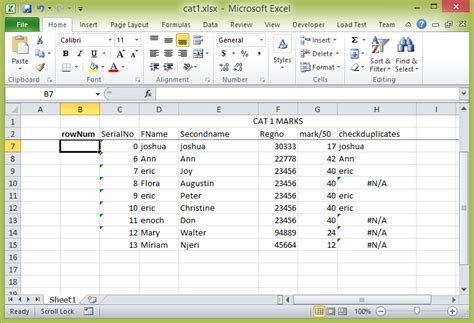 Dynamic Row Numbering In Excel Basic Excel Tutorial