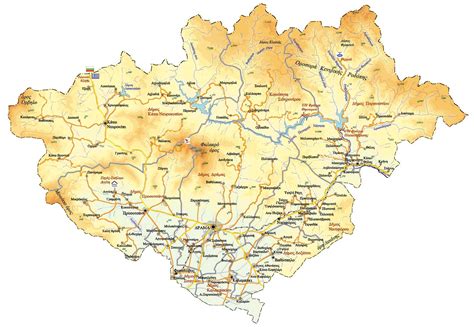 Χάρτης της περιοχής της Δράμας και Χάρτης με τη Βιβλιοθήκη ΔΗΜΟΣΙΑ ΚΕΝΤΡΙΚΗ ΒΙΒΛΙΟΘΗΚΗ ΔΡΑΜΑΣ