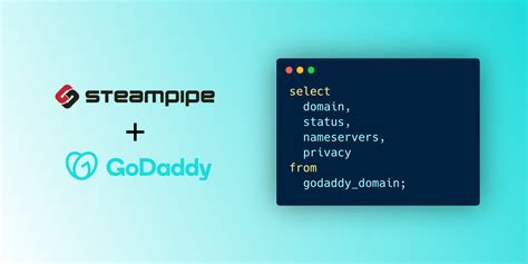 Github Turbotsteampipe Plugin Godaddy Use Sql To Instantly Query Godaddy Resources Open