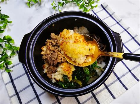 돌솥비빔밥 만들기 명절 남은 나물 집에서 돌솥 누룽지 시간 네이버 블로그