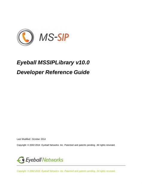 Pdf Eyeball Ms Sip Library V10 0 Developer Reference Guide Dokumen Tips