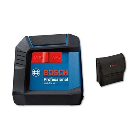 Bosch Laser Level Green Gll 50g 2 Lines Level Ip55 15m Self Leveling Horizontal And Vertical Cross