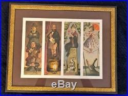 Walt Disney World Disneyland Haunted Mansion Stretching Portrait Framed