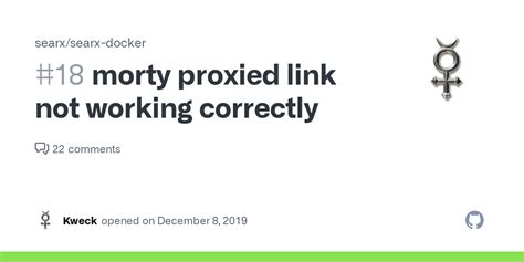 Morty Proxied Link Not Working Correctly · Issue 18 · Searxsearx