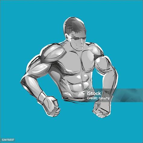 Vektor Binaragawan Ilustrasi Stok Unduh Gambar Sekarang Berotot