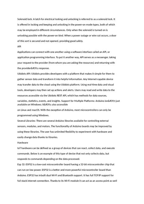 It Is About Iot Internet Of Things Cheat Sheet Computer Science Docsity