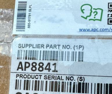 Apc Ap8841 200 208v 30a 300w Metered Rack Pdu Sealed New In Box