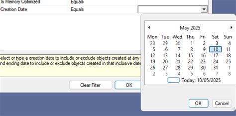 Ssms Tips And Tricks 1 6 Filters In Object Explorer The Bit Bucket