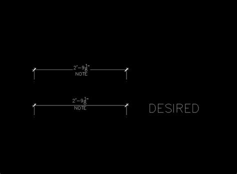 X Editing Dimension Text Stacks Above Dimension Line By Default