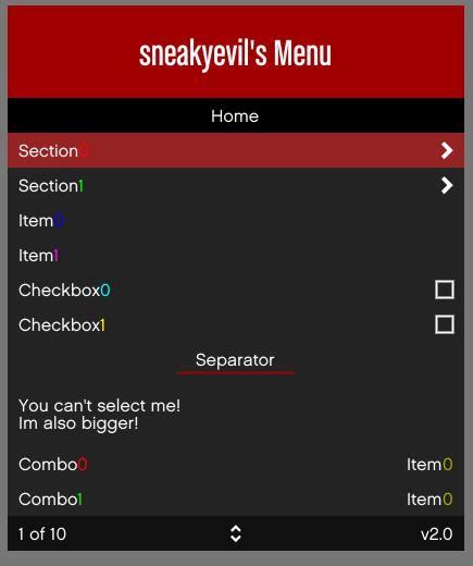 Github Sneakyevil Imguimmenu Replica Of Gta Popup Menu Under Imgui