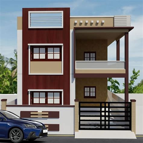 Duplex House Elevation Design Service At ₹ 7sq Ft In Ghaziabad Id