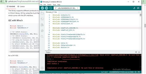 Adafruit SSD1306 H No Such File Or Directory Programming Arduino Forum