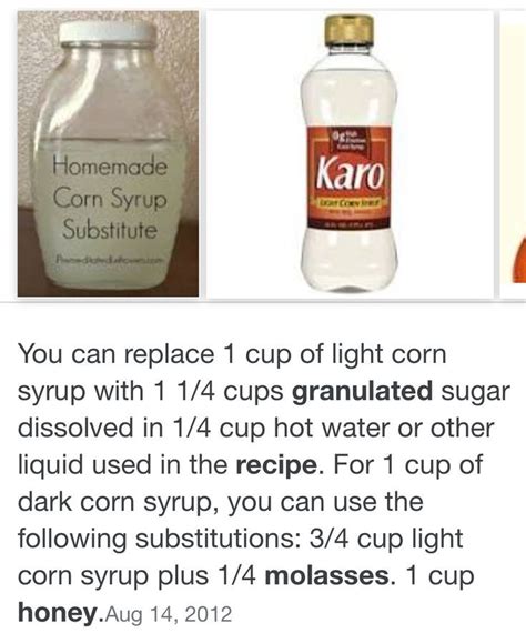 Light Corn Syrup Substitute Recipe Sugar And Water Corn Syrup