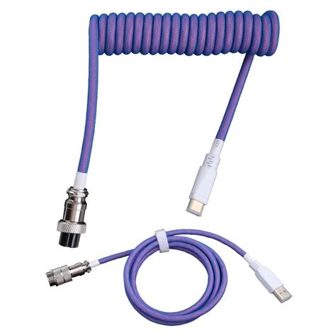 Спиральный Usb кабель типа C для механической клавиатуры разъем авиаторов спиральный шнур